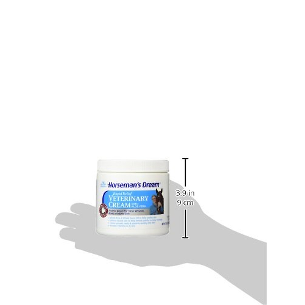 Manna Pro Horseman's Dream Veterinary Cream | First Aid Cream with Aloe Vera | 16 Ounces