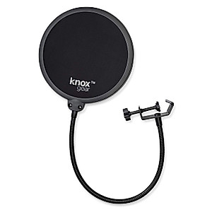 AKG Pro C214 Professional Large-Diaphragm Condenser Microphone with Studio Stand and Pop Filter (3 Items)