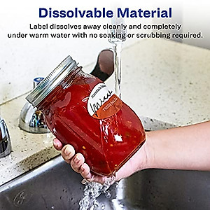 Avery Printable Blank Oval Labels, 1.5"x 2.5", White Dissolvable, 90 Customizable Labels (4223)