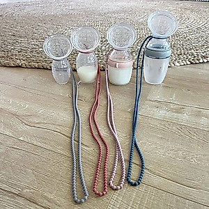 haakaa Silicone Strap for haakaa Gen.1/2/3 Manual Breast Pump Silicone Breast Pump Strap | Color: SUVA Grey