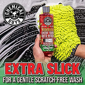 Chemical Guys CWS_208_16 Watermelon Snow Foam Car Wash Soap,16 fl oz, Watermelon Scent ACC160 Heavy Duty Ultra Clear Detailing Bucket