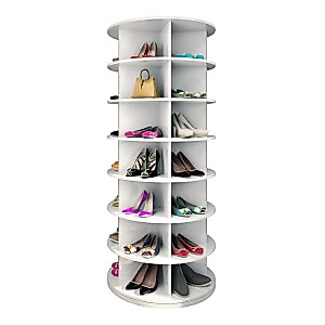 Weinstein storage Rotating shoe rack 360° original, Spinning shoe rack, Rotating shoe rack tower, Lazy susan, Reloving, Shoe rack,original 7-tier hold over 35 pairs of shoes