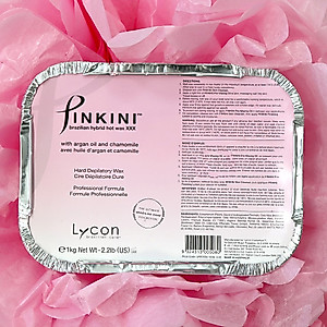 Lycon Pinkini Brazilian Hybrid Hot Wax XXX with Argan Oil and Chamomile / 2.2 Lbs.