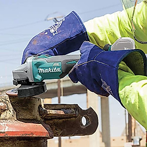Makita XAG04Z-R 18V LXT Lithium-Ion Brushless Cordless 4-1/2 / 5 in. Cut-Off/Angle Grinder, (Tool Only) (Renewed)