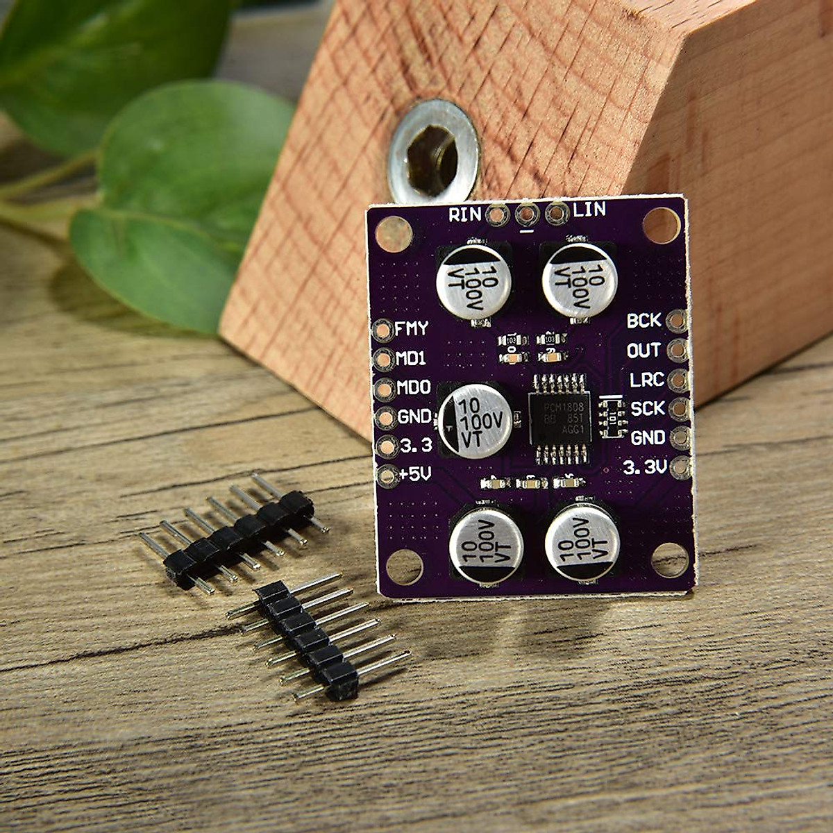 Comimark 1Pcs 24Bit Amplifier PCM1808 Audio Stereo ADC Single-Ended Player Decoder Module