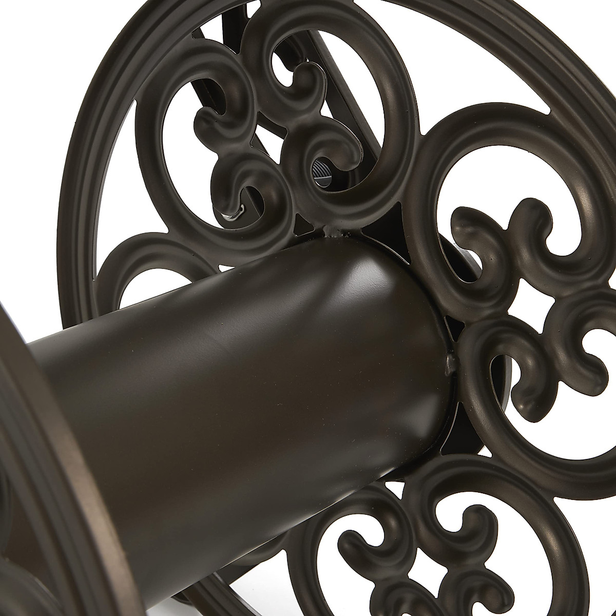 Liberty Garden LBG-708 125 Ft Decorative Steel Wall Mounted Hose Reel, Bronze (2 Pack)