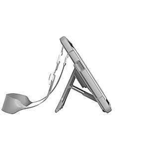 URBAN ARMOR GEAR UAG Designed for Microsoft Surface Go 4 / Surface Go 3 / Surface Go 2 / Surface Go Case 10.5" Plasma w/Hand Strap & Shoulder Strap Featherlight Drop Tested Cover White/Grey
