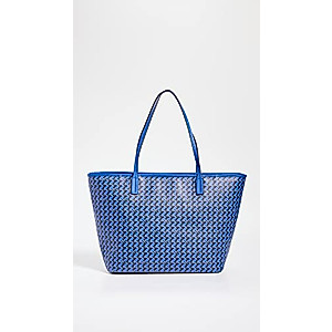 Tory Burch Women's Ever-Ready Tote, Mediterranean Blue, One Size