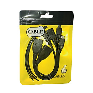 AuviPal 2-in-1 Micro USB to USB Adapter (OTG Cable + Power Cable) for Fire Stick, PlayStation Classic and More - 2 Pack