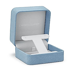 Charles & Colvard Created Moissanite 5mm Round Cut Leverback Drop Earrings for Women | 1 cttw DEW | Lab Grown | Solid 14K White Gold with Rhodium