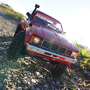 Apawband RC Truck WPL C24 RC Crawler 1/16 Scale 4x4 RC Rock Crawler All Terrain Off Road Pickup Truck RTR Remote Control LED Proportional Throttle Steering Hobby Toy for Adult