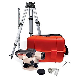 David White AL8-26 26X Automatic Level Kit (Inches)