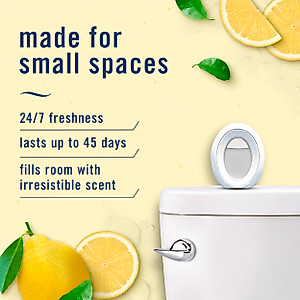 Febreze Small Spaces Air Freshener Heavy Duty Fresh Lemon, .25 fl. oz., Pack of 4