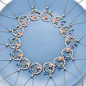 LONAGO Hummingbird Necklace with S Initial, Hummingbird Pendant Necklaces Sterling Silver A-Z 26 Alphabet Necklace Gift for Women (S)