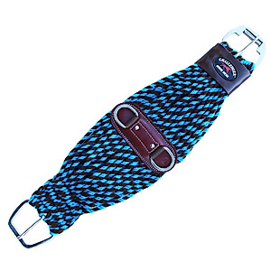 CHALLENGER Horse 30" Western 27 Strand Double Weave Two-Tone Mohair Roper Cinch 97RT11-30