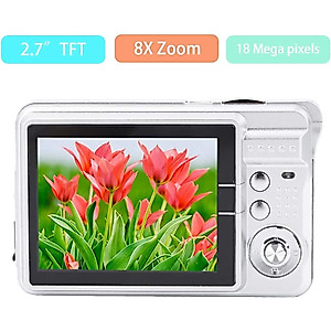 Digital Cameras for Photography Digital Video Camera, Full HD 1080P Video Recorder, 2.7" Screen Rechargeable Pocket Camera Built-in Microphone, Different Scene for Beginners