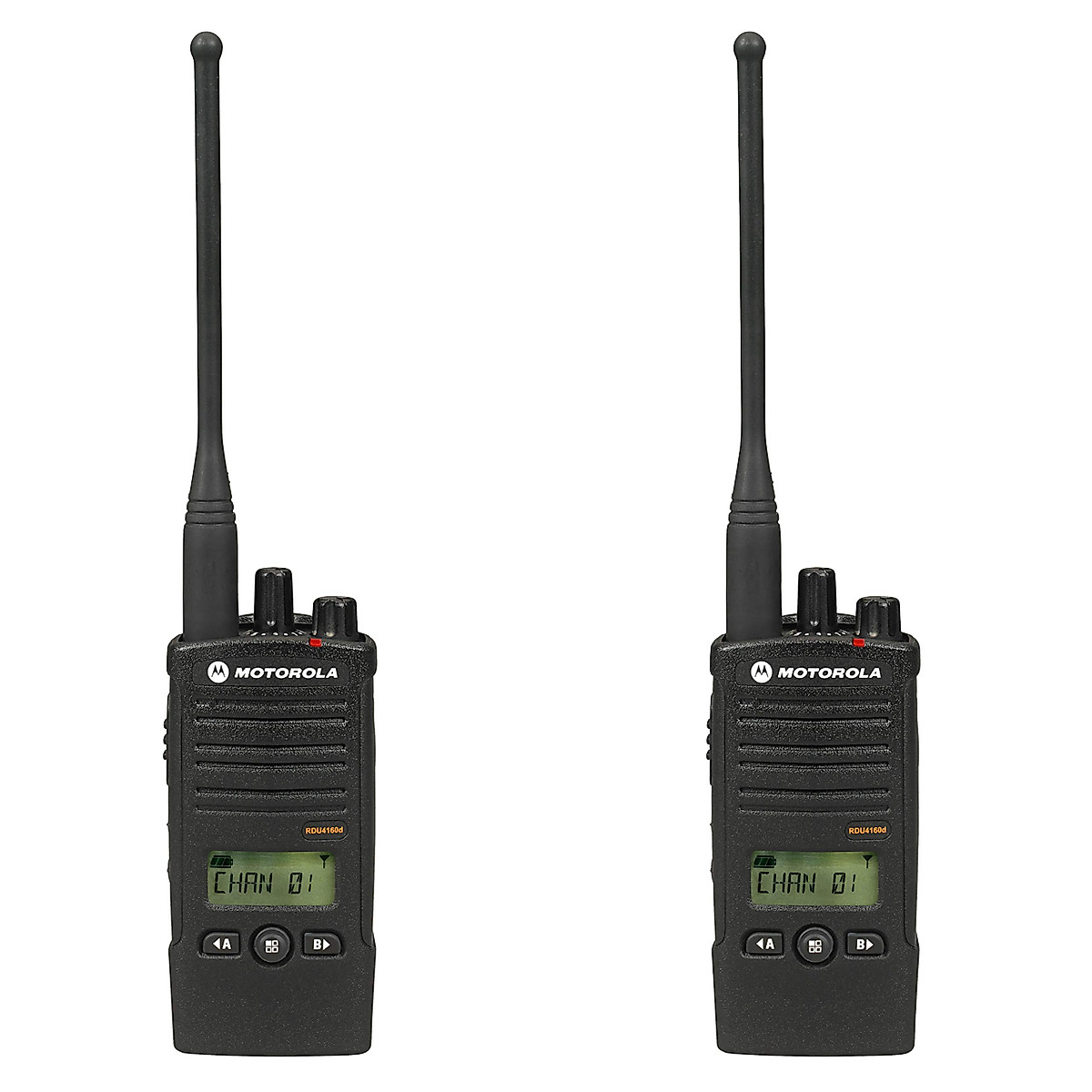 2 Pack of Motorola RDU4160d Two Way Radio Walkie Talkies
