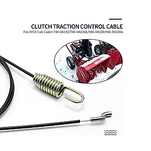 Snowblower Auger Clutch Drive Cable 746-04230 946-04230B for MTD Cub-Cadet Snow Blower Thrower 946-04230 746-04230A 946-04230A
