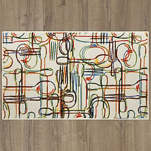 Mohawk Home Printed Novelty Kitchen Rug, Spoons and Things (2' x 3' 4")