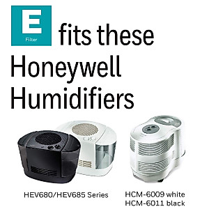 Honeywell HC14PF1 Replacement Wicking Filter E, 1 pack, white