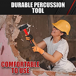 C&T 6-Piece Hammer Set, Fiberglass Handle & Mallet Set, With Shock Reduction Grip, Metal Working | Garage Home Kit | Mechanic Tools | Sledge Hammer | blacksmith Hammer | Ball Peen Hammers | Hand Tools