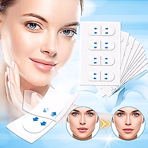 Face Lift Tape Invisible,Face Tape,Facelift Tape Neck Lift Tape Face Lifting Tape Face Lifter Tape Instant Makeup Face for Jowls Double Chin 100pcs…