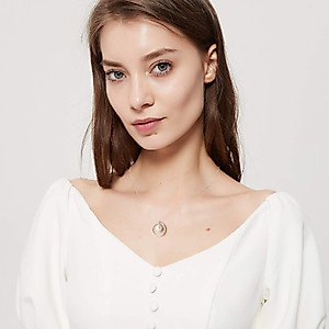 Gifts for Great Grandma - Sterling Silver Twisted Eternity Ring with Pearl Great Grandma Necklace - Great Grandma Birthday Christmas Best Great Grandma Gifts Jewelry