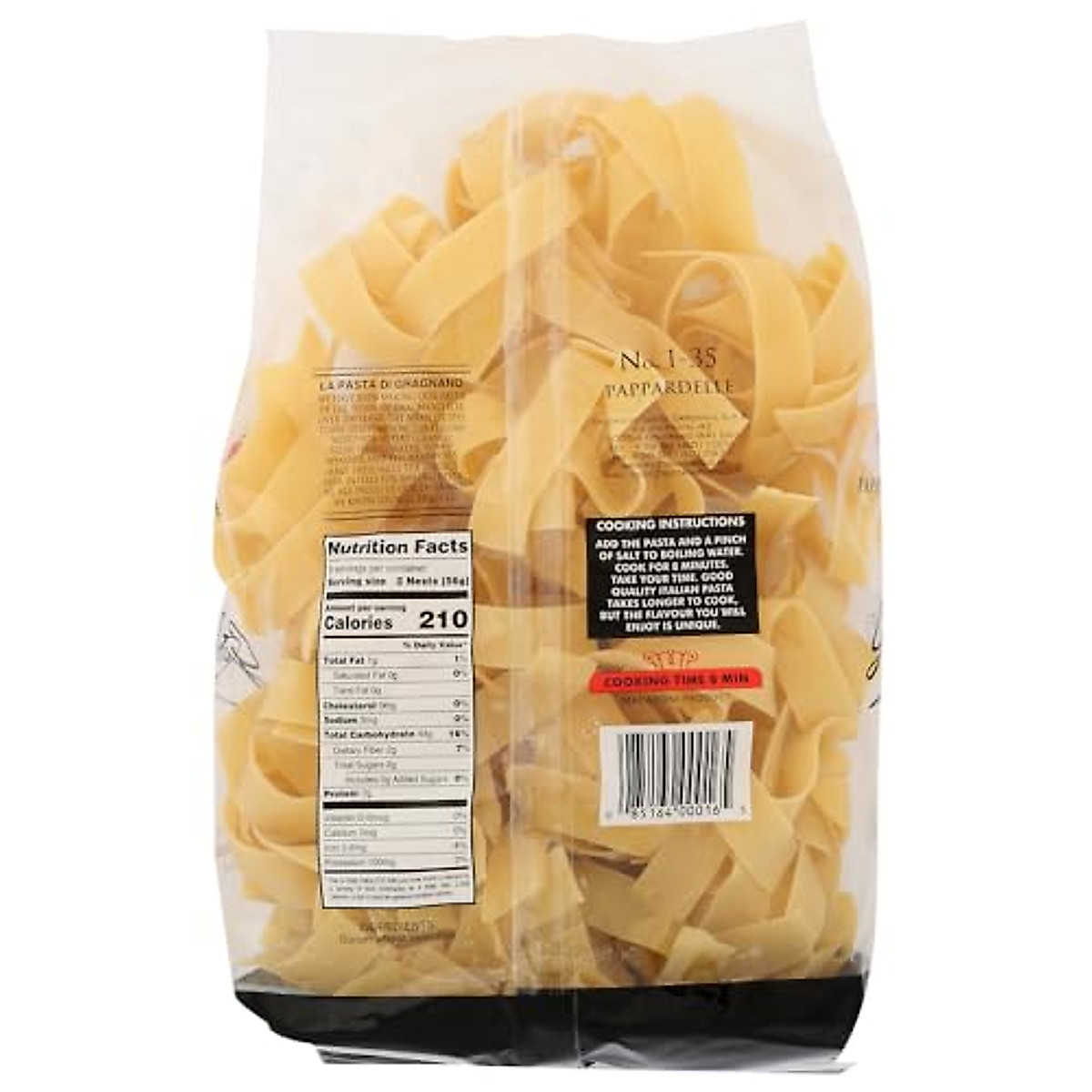 Garofalo No.1-35 Pappardelle Semolina Pasta, 16 oz (Pack of 2)