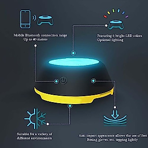 Flash Reflex Reaction and Cognitive Training Kit,Hot Sport LED Fitness Agile Light,Agility Lights to Improve Focus,Exercise for Leisure,2lights