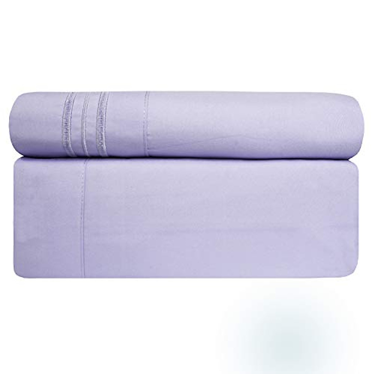 Queen Size Bed Sheets - Breathable Luxury Sheets with Full Elastic & Secure Corner Straps Built In - 1800 Supreme Collection Extra Soft Deep Pocket Bedding Set, Sheet Set, Queen, Lavender