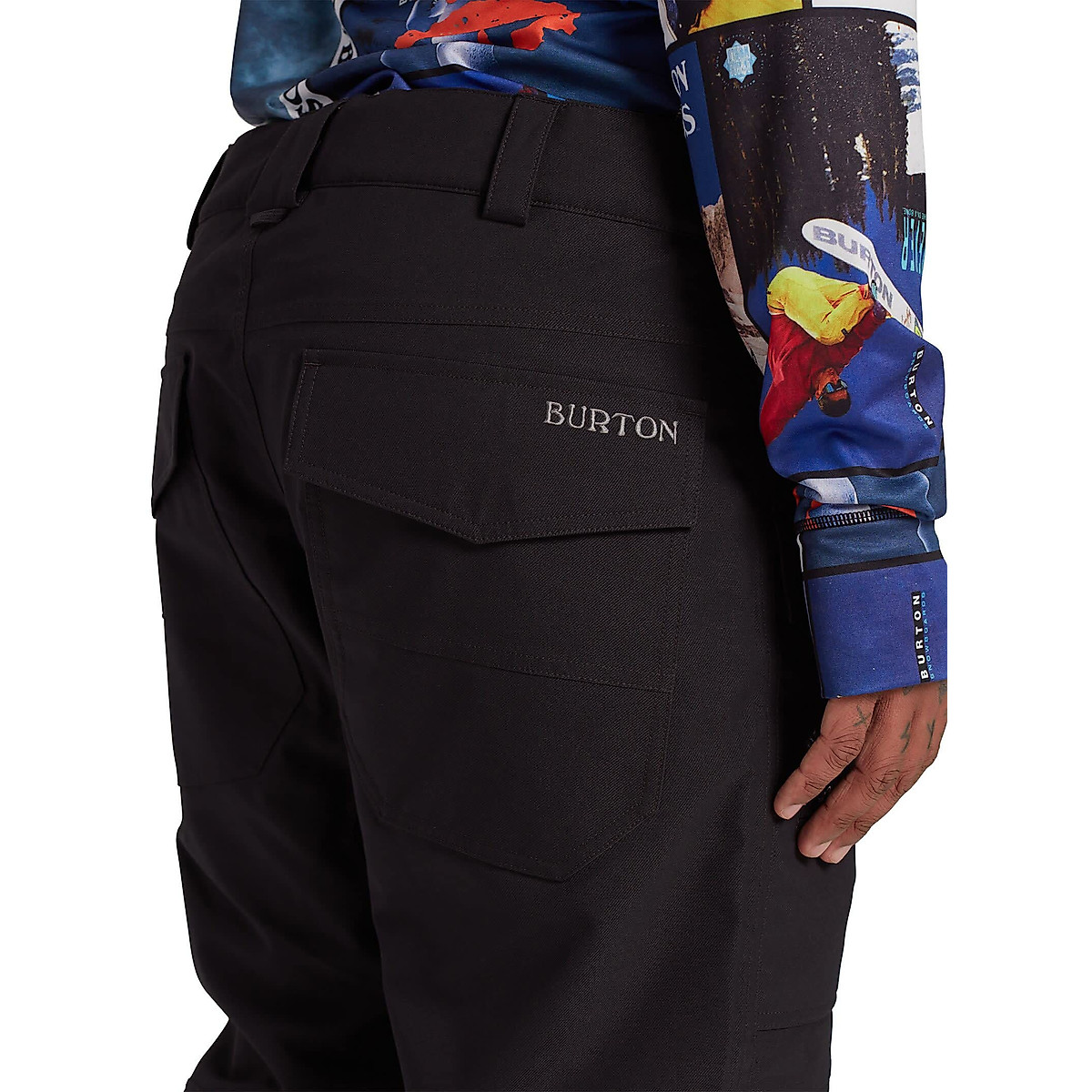 Burton Mens Southside Pant Slim, True Black New, Large