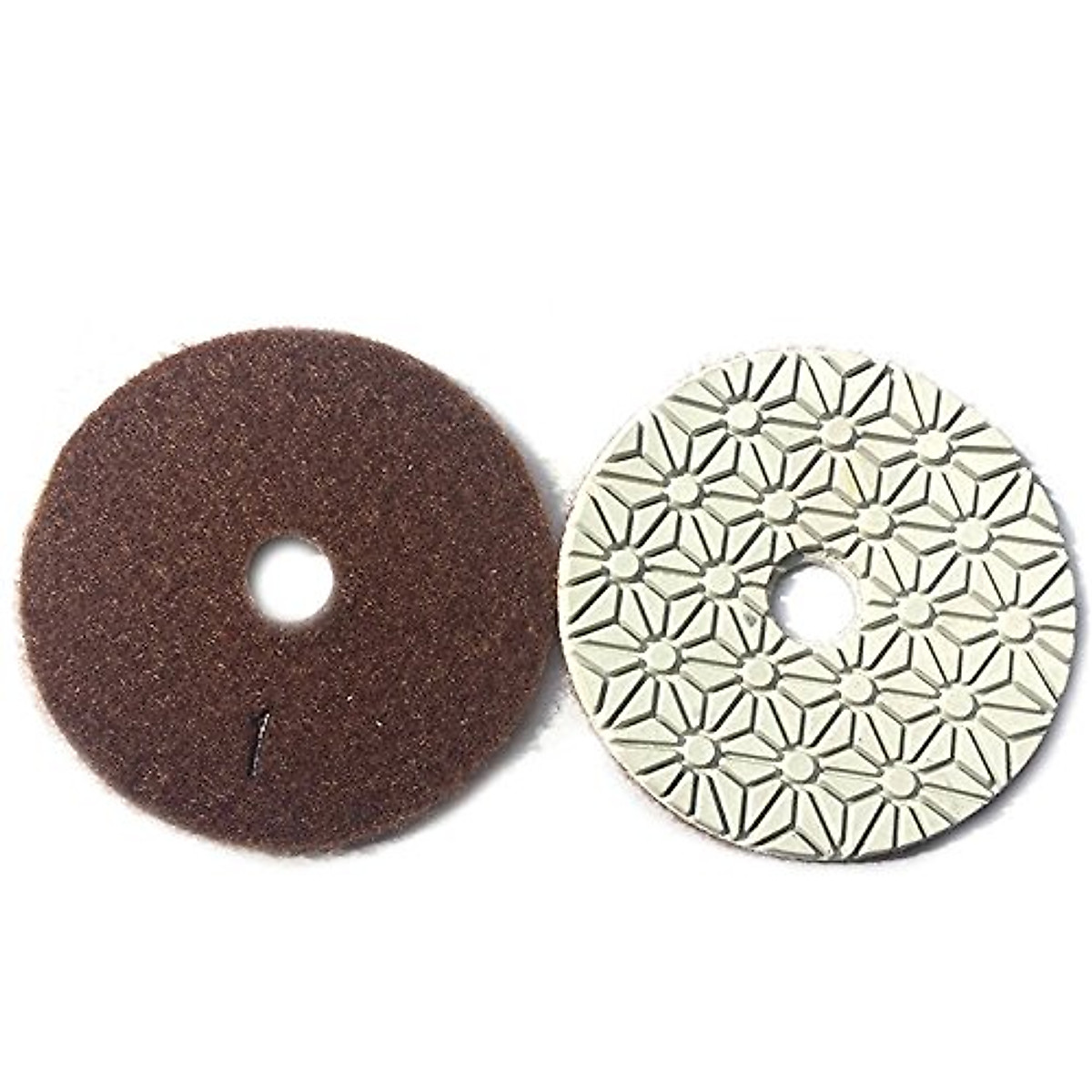 Diamond Wet 3 Steps Polishing Pad 4'' for Concrete Granite Marble Stone 100mm Resin Disc 3pcs/Set