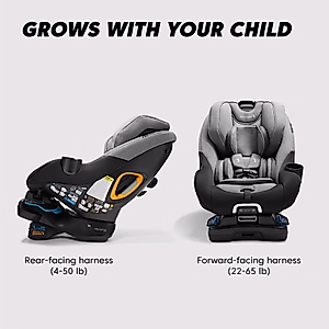 Baby Jogger City Turn Rotating Convertible Car Seat | Unique Turning Car Seat Rotates for Easy in and Out