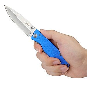 Mossy Oak Folding Pocket Knife, 7-inch Stainless Steel Drop Point Blade Knife EDC, Multi-Functional Tool with Bottle Opener and Glass Breaker