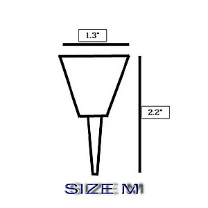 20 Pcs. Orchid Food Bonsai Fertilizer Basket for Garden Flower Osmocote in Plant Pot Size M