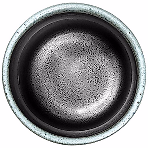 Mino Ware Traditional Japanese Yunomi Tea Cups, Set of 2, Kurosuisho for Green Tea, Matcha Tea 3.14 inch