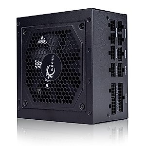 G.Skill MB850G PSU, 80 Plus Gold, Fully Modular ATX Power Supply 850 Watt, Compact 140mm Size, 120mm Cooling Fan, Gaming Computer Power Supply