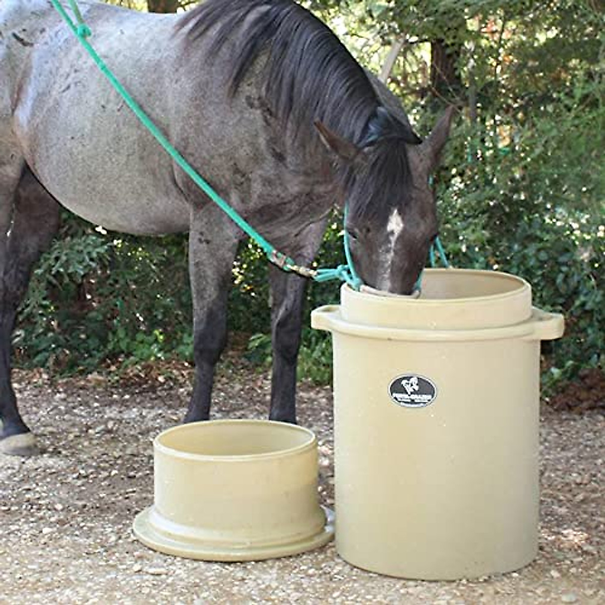 Porta-Grazer XL Traveler w/Water Trough, Slow Hay Horse Feeder