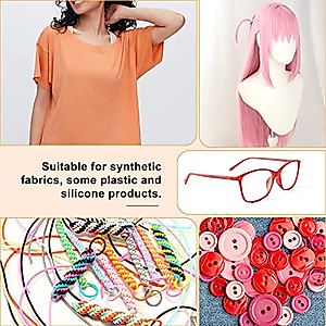 HTVRONT Fabric Dye for Polyester, Synthetic Fabric Dye - Large Capacity 60g Polyester Fabric Dye - Vibrant Polyester Dye for Plastic, Silicone, Fabric Coloring and Renewal (Pink)