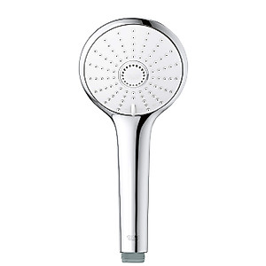 GROHE 26513000 Euphoria 110 Massage Handshower with 3 Spray Functions, Starlight Chrome