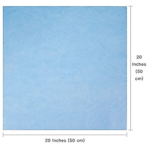 Loveinside Wrapping Tissue Paper - 3 Color Tissue Paper Bulk for Wrap, Art Crafts, DIY, Pack Bags - 20 x 20 inches - 120 Sheets - White, Blue, Light Blue