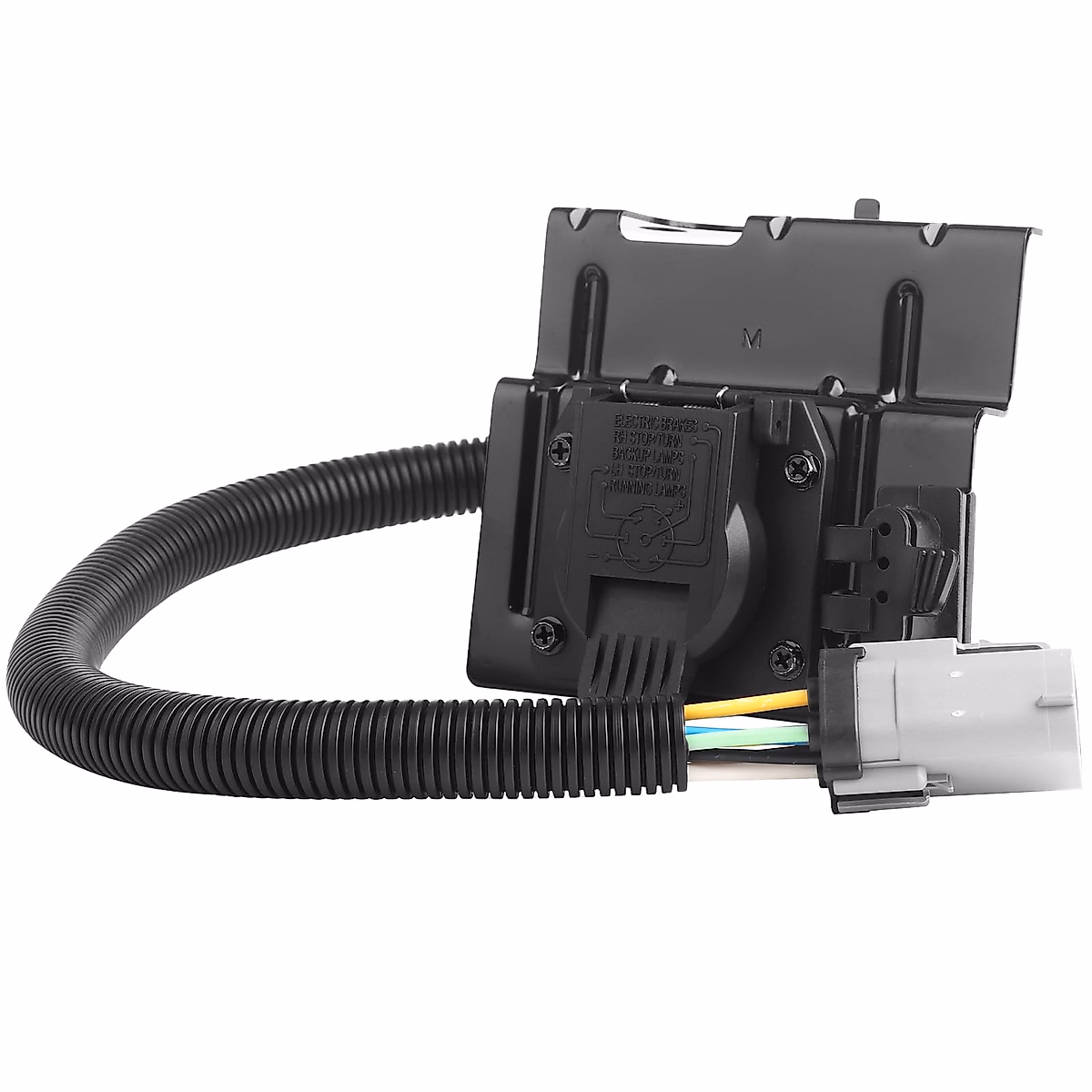 4 & 7 Pin Trailer Tow Wiring Harness Plug Fit for 2002-2004 Ford F250 F350 Super Duty Replaces# ‎2C3Z-13A576-DA Trailer Harness Connector Assembly with Mounting Bracket