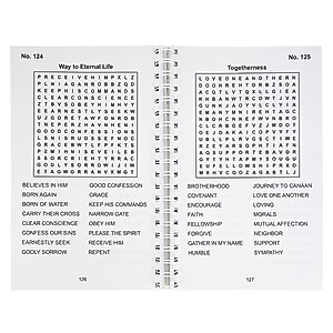 Large Print Bible Word Search Puzzle Book: Over 200 Puzzles to Complete with Solutions - Include Spiral Bound / Lay Flat Design and Large to ... for Inspirational Word Finds (Brain Busters)