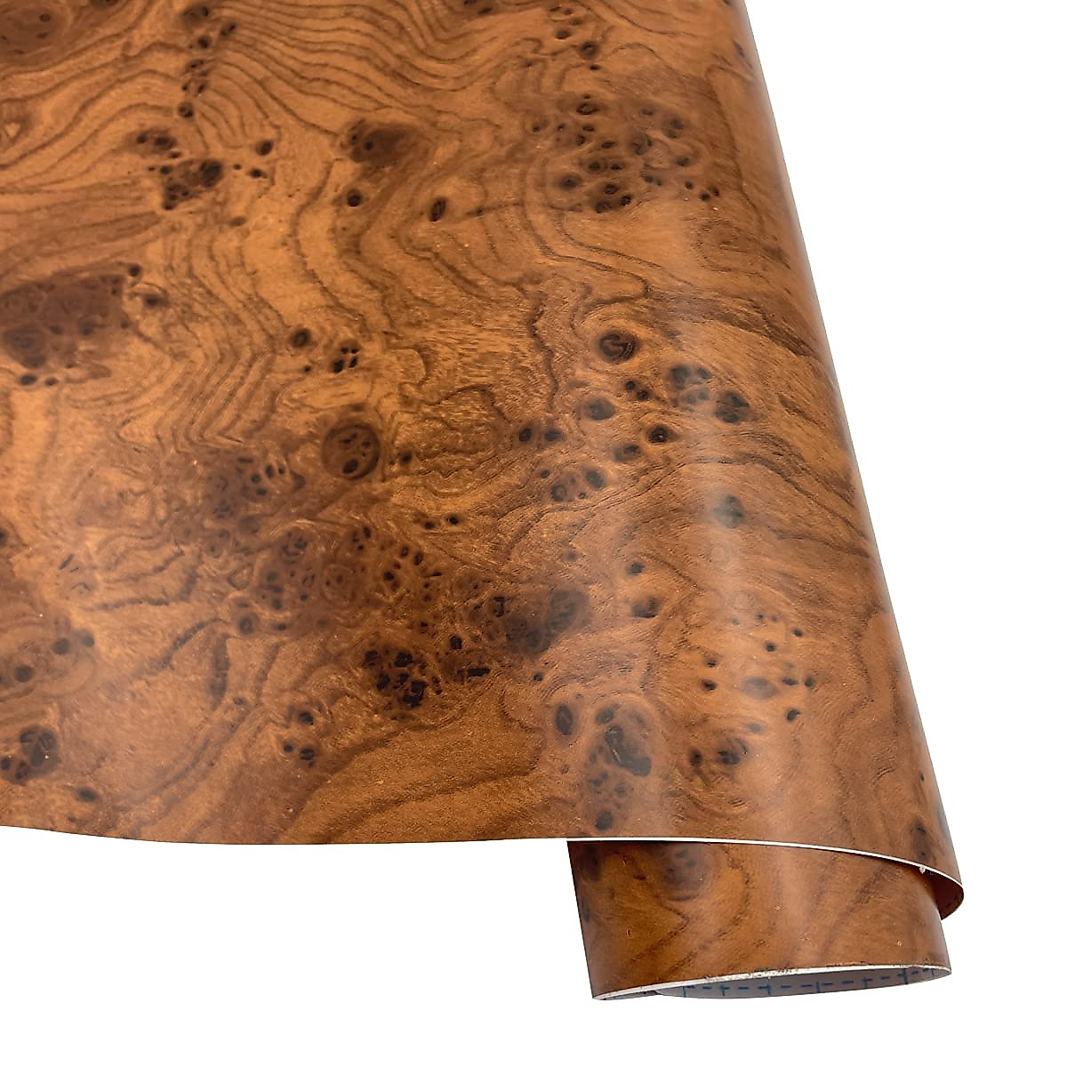 Yifely Brown Wood Grain Furniture Paper PVC Self-Adhesive Shelf Liner Locker Door Sticker 17.7 Inch by 9.8 Feet