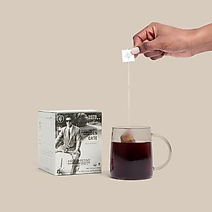 Mr. Espresso Instant Coffee - Organic Single Serve Coffee Tea Bags - Ethically Sourced Instant Espresso Coffee - No Machine Needed, Fair Trade Coffee Packets (Golden Gate) (Medium Dark Roast) (Pack of 8)