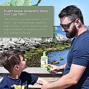 Quantum Health Buzz Away Extreme Insect Repellent DEET Free Cedarwood Lemongrass & Citronella Oil Outdoor Mosquito & Tick Bug Spray Powerful Plants Repel Bugs Off Your Skin, Safe for Kids - 8 Ounce