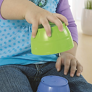 Playskool Stack and Nest Barrels and Blocks Bundle Toy for Babies and Toddlers 1 Year and Up, 16 Piece Set (Amazon Exclusive)