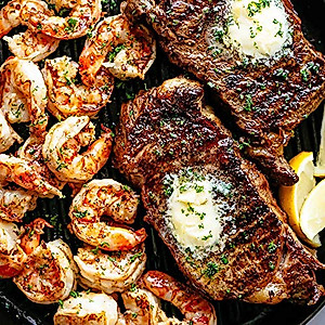 Cast Iron Reversible Grill/Griddle,12-Inch Double Handled Cast Iron Stovetop Grill/Griddle