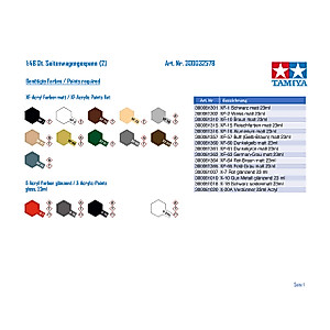 Tamiya Models German Motorcycle and Sidecar
