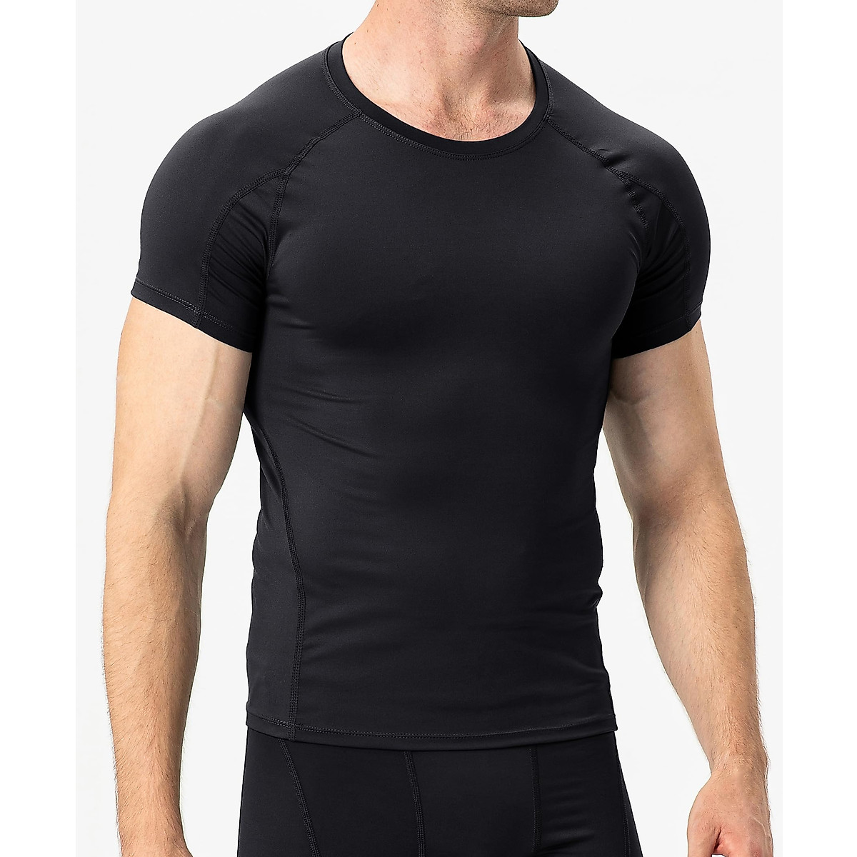 2/3 Pack Men's Compression Shirts Short Sleeve Workout T-Shirt Cool Dry Undershirts Baselayer Sports Shirt Running Tops